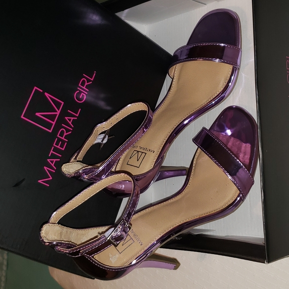 Material Girl | Shoes | Material Girl Lilac Mirror Shoes | Poshmark